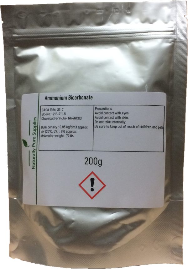 Ammonium Bicarbonate • food grade • alternative to baking soda • E503 ...